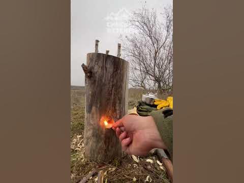 Финская свеча своими руками - YouTube