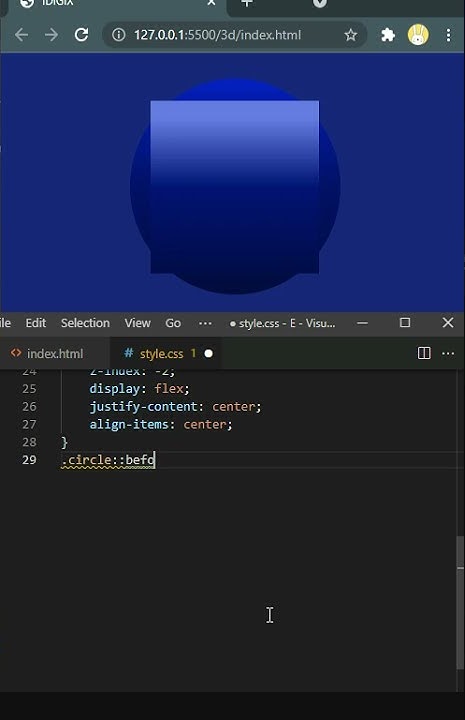 3D Circle HTML CSS | Spheres - CSS Animation #Shorts - YouTube