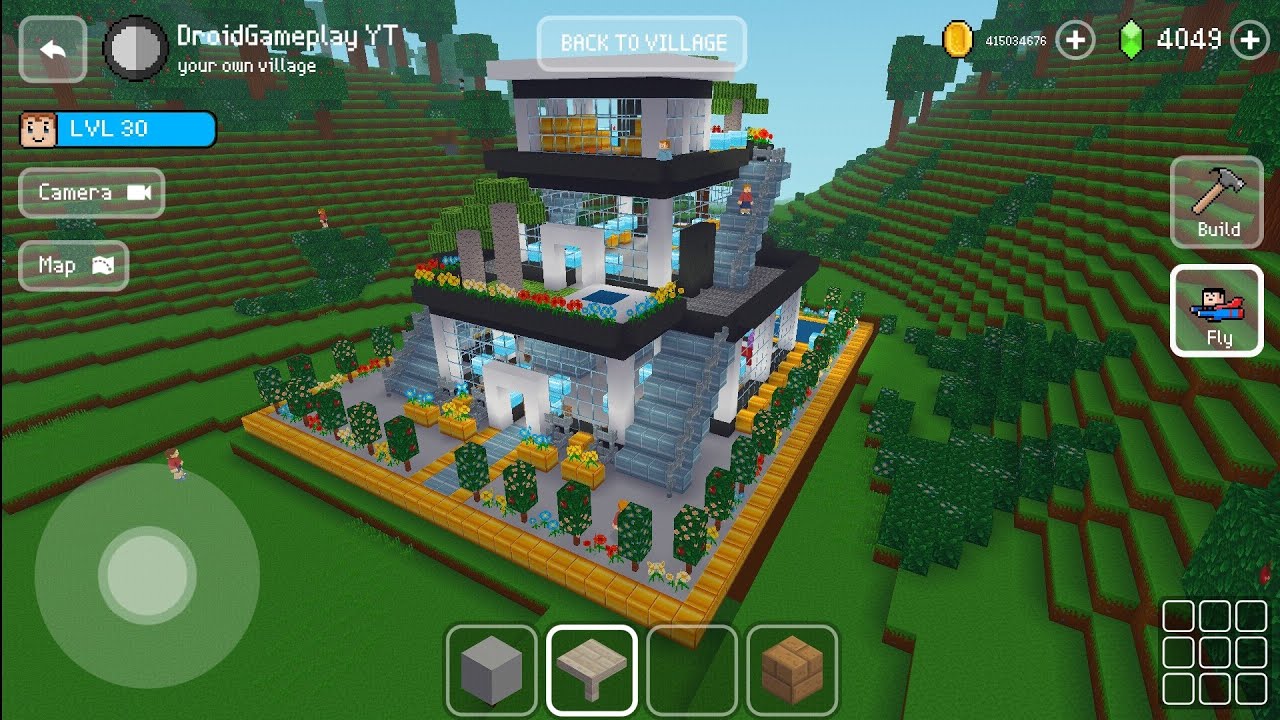 Modern House - Block Craft 3d: Building Game - YouTube