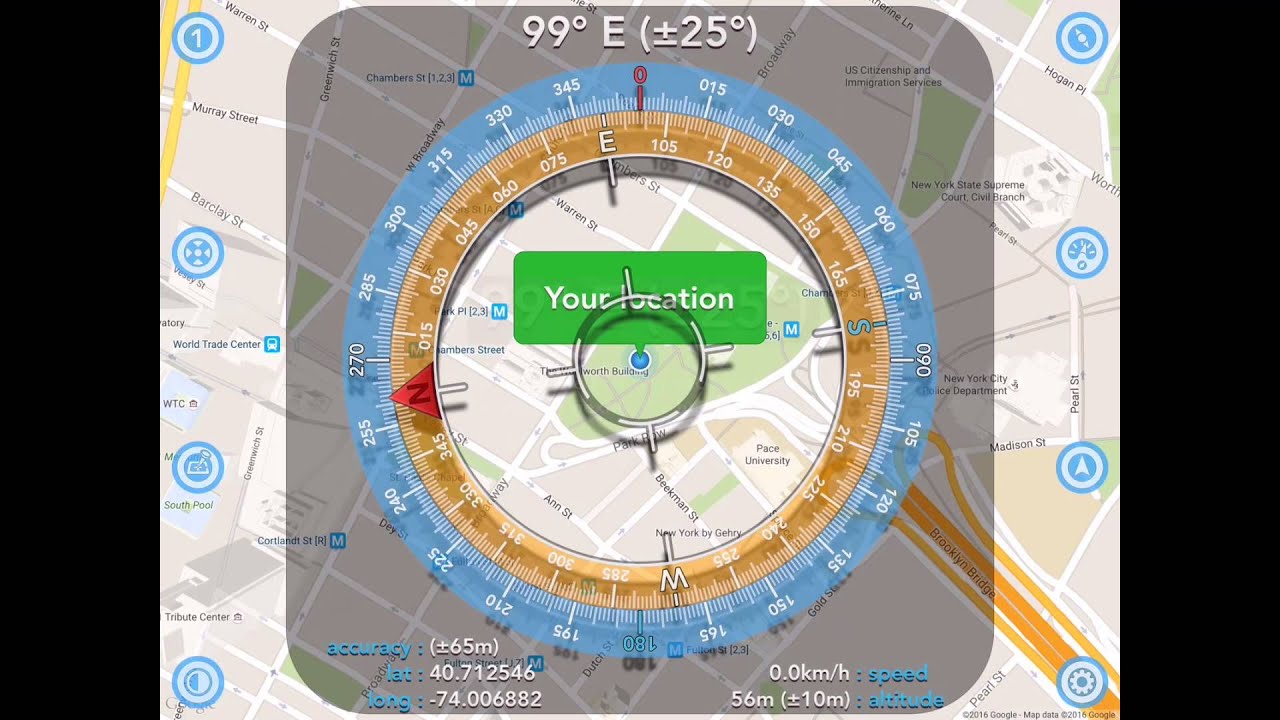 gyro compass | how to display deviation values? - YouTube