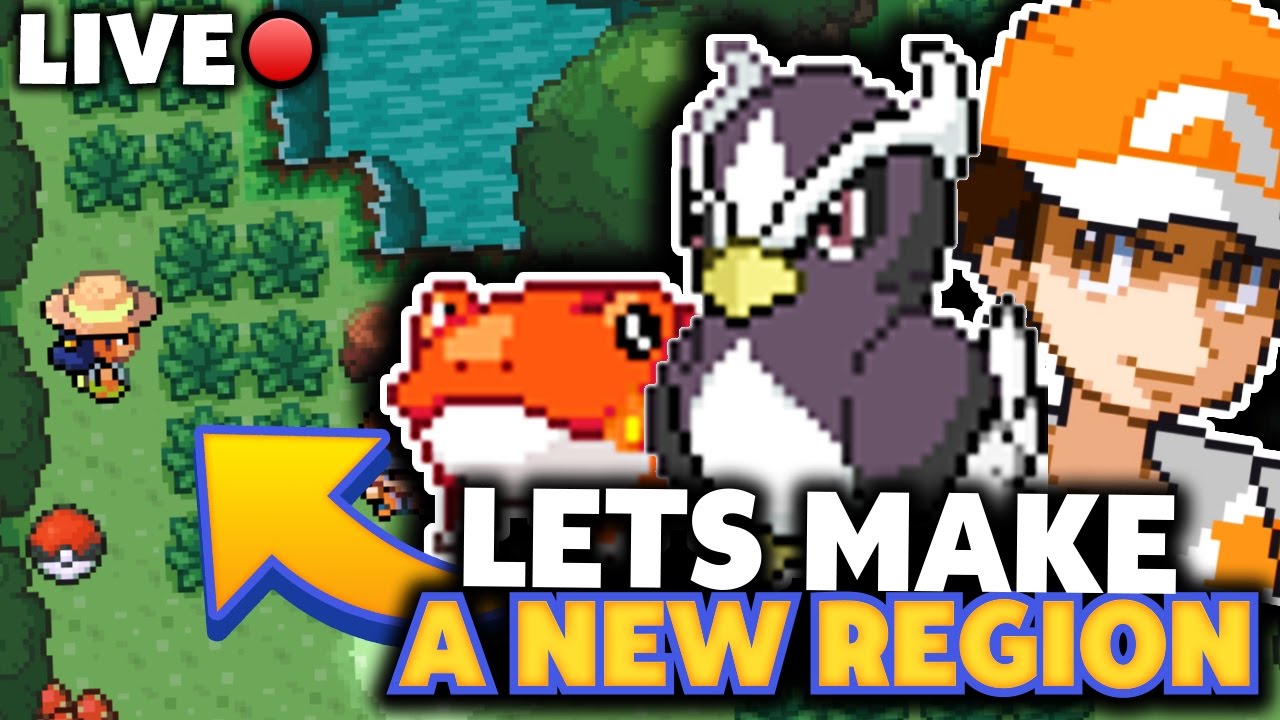 Let's Make A New Pokemon Region? (My Pokemon Region) Livestream - YouTube