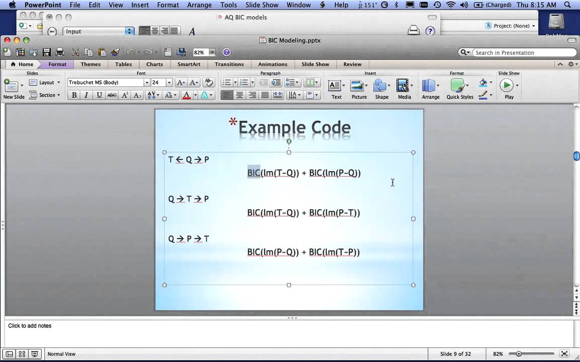 Bayesian Information Criterion (BIC) Modeling - YouTube