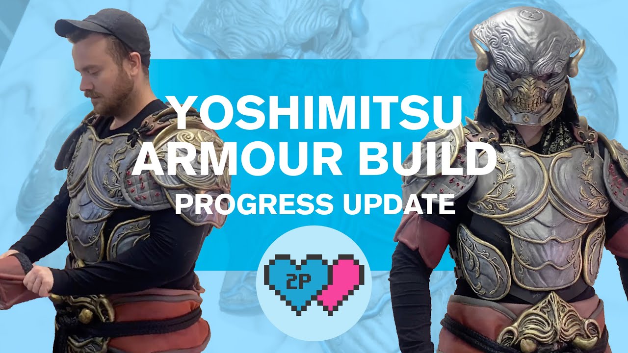 Yoshimitsu Cosplay Armour Build (progress update) - YouTube