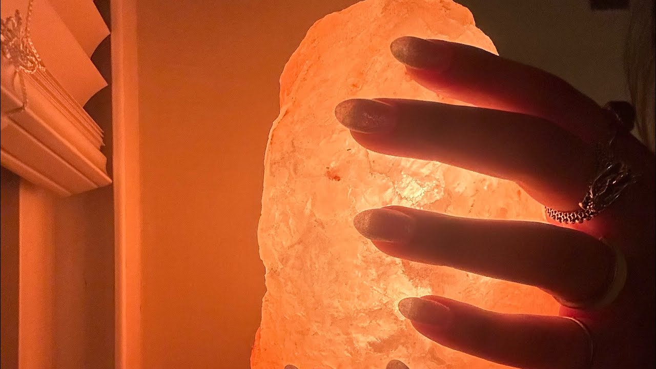 lofi asmr: salt lamp tapping & scratching + other triggers! - YouTube