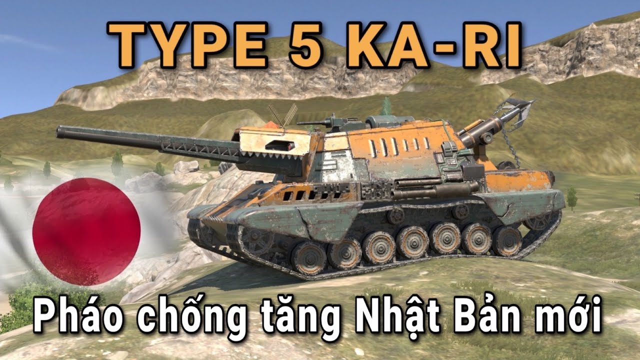 Type 5 Ka-Ri - Pháo chống tăng mới của Nhật Bản / World Of Tanks Blitz / Wot Blitz - YouTube