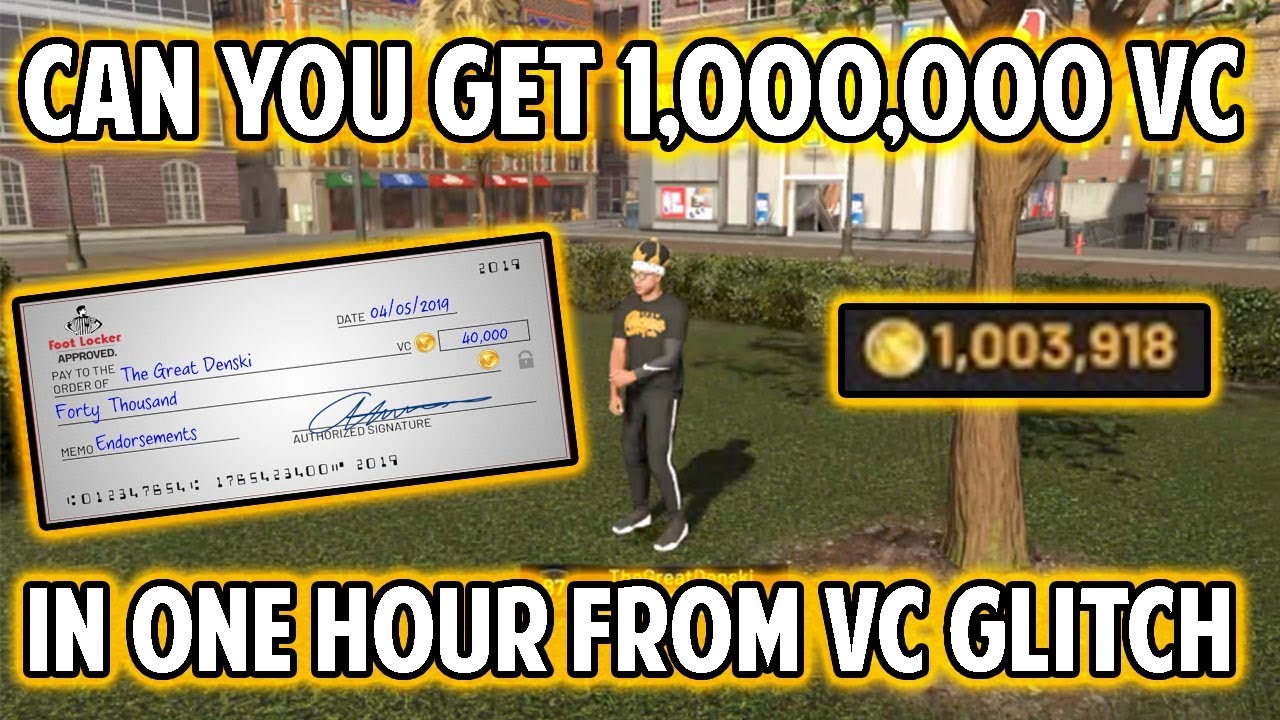 NBA 2K19 CAN UNLIMITED VC GLITCH GET YOU 1,000,000 VC AN HOUR! FULLY ...