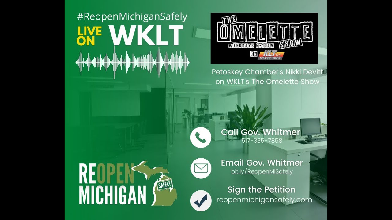 Petoskey Chamber President Nikki Devitt talks to Northern Michigan's The Omelette Show on WKLT ...