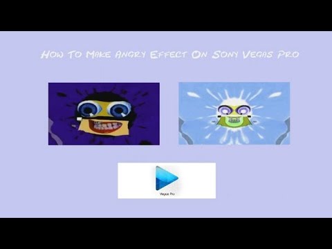 How To Make Angry Effect On Sony Vegas Pro - YouTube