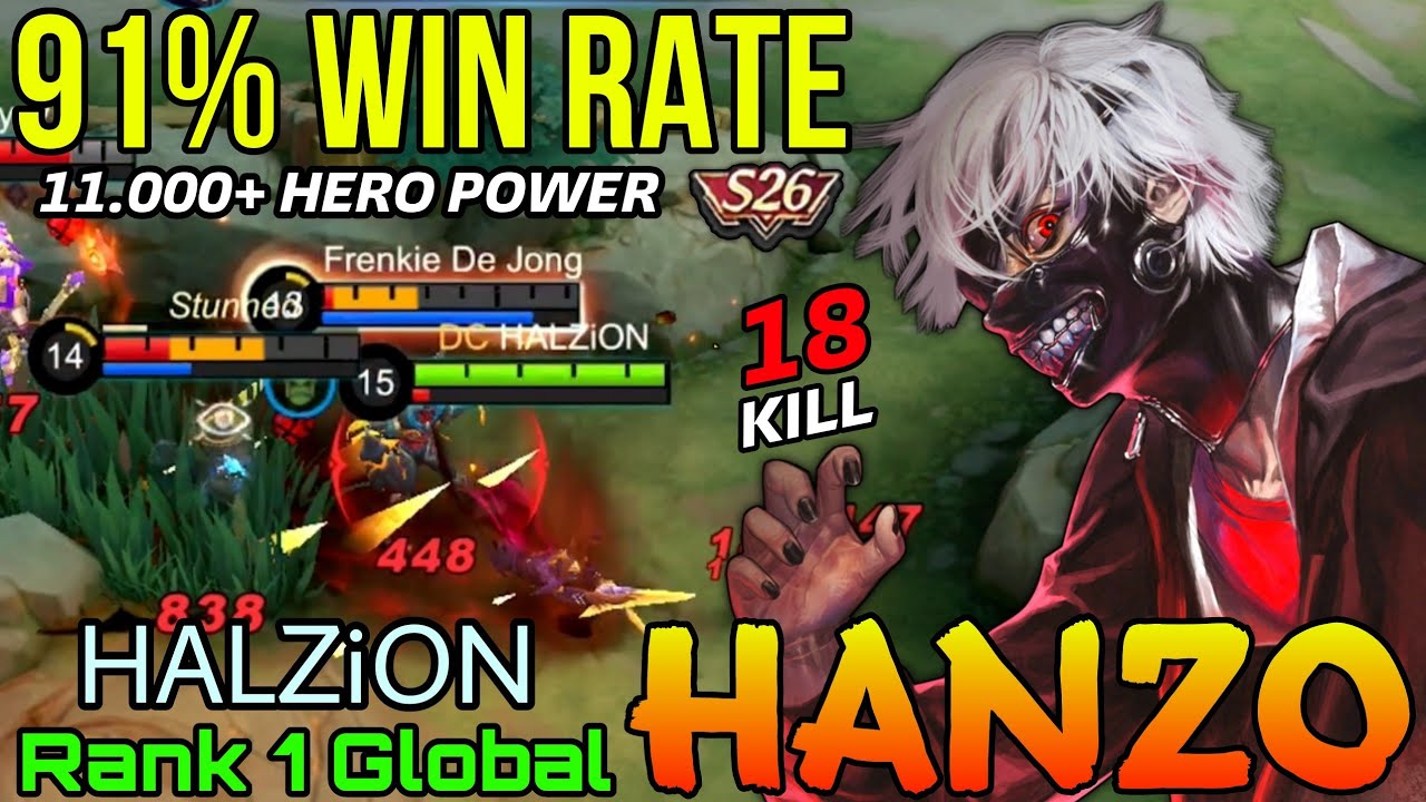 91.8% Win Rate S27 Hanzo 11K+ Hero Power! - Top 1 Global Hanzo by ...