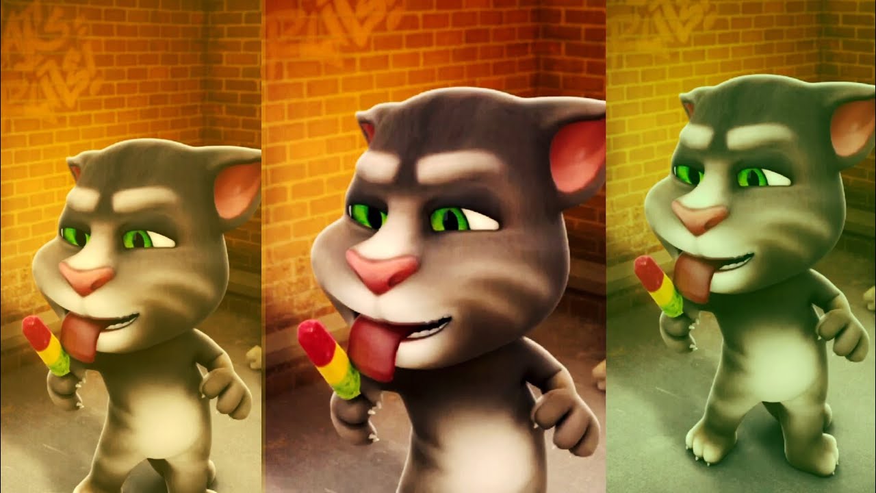 Talking Tom funny=colors movement, New video cartoon Tom funny Cat ...
