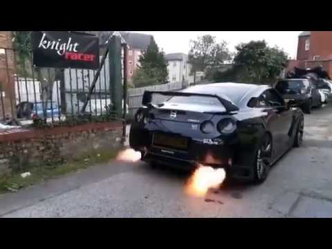 Knight Racer Nissan Skyline GTR Flamethrower! - YouTube