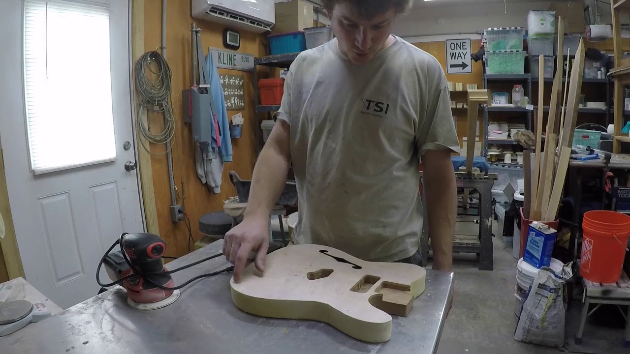 Thinline Telecaster Build Part 1 - YouTube