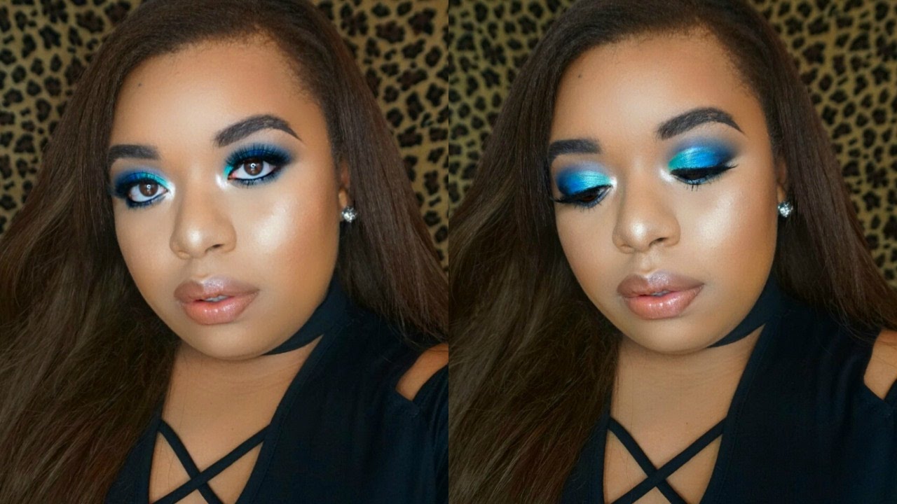 Aqua Blue Glam | Makeup Tutorial - YouTube