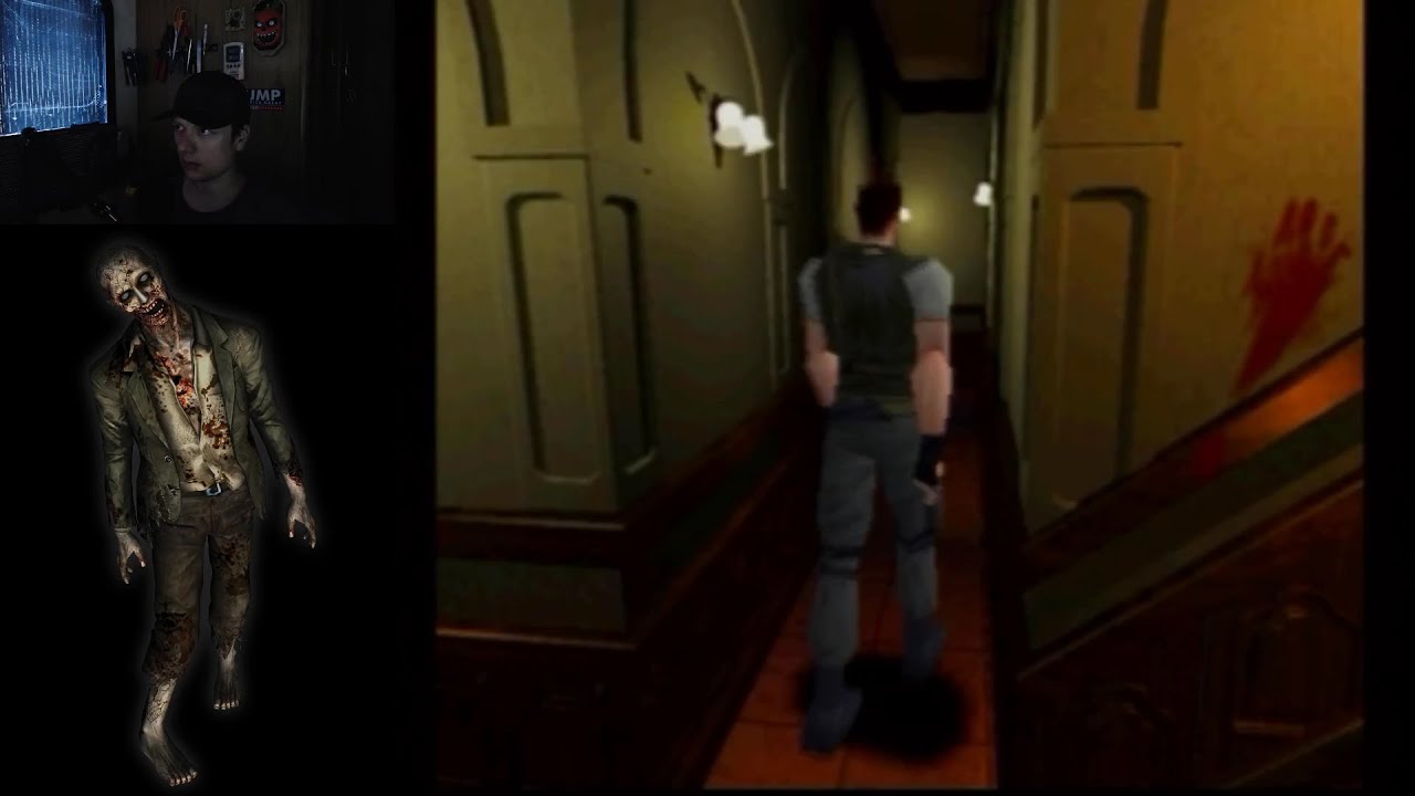 RESIDENT EVIL 1 (Pt.8) ,, ZOMBIE SNAKE ,, PS1 Gameplay - YouTube