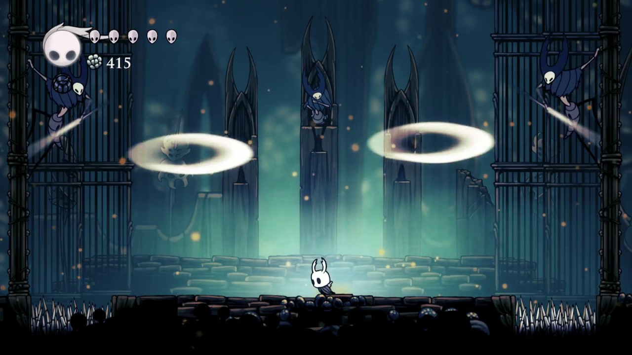 Hollow Knight Mantis Lords Boss Fight Youtube