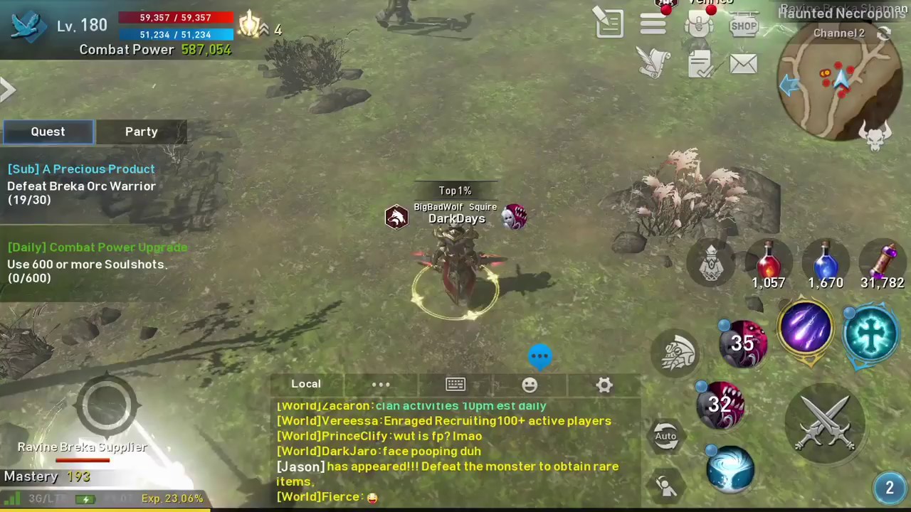 Enchanting +23 dual swords Lineage 2 Revolution - YouTube
