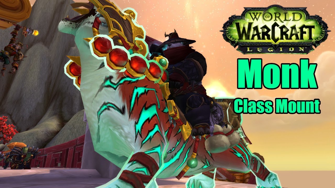 WoW Legion:Monk Class Mount-Ban-Lu, Grandmaster's Companion - YouTube