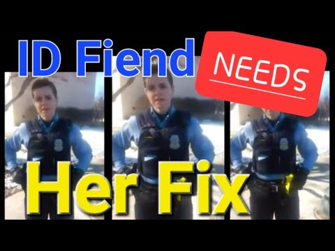 ID Fiend Aimee ColeGrove arrests someone to get her fix - YouTube