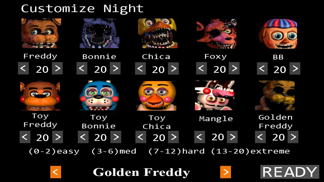 All Classic Toy Animatronics Jumpscares! (FNaF 2 Mods) - YouTube