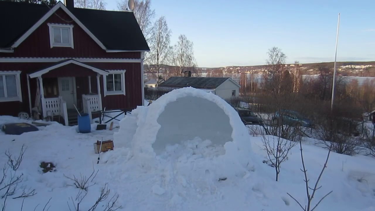 A half igloo is still an igloo - YouTube