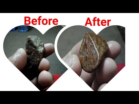HOW TO POLISH STONE BY HAND/STONE POLISH/01/STONES LOVERS - YouTube