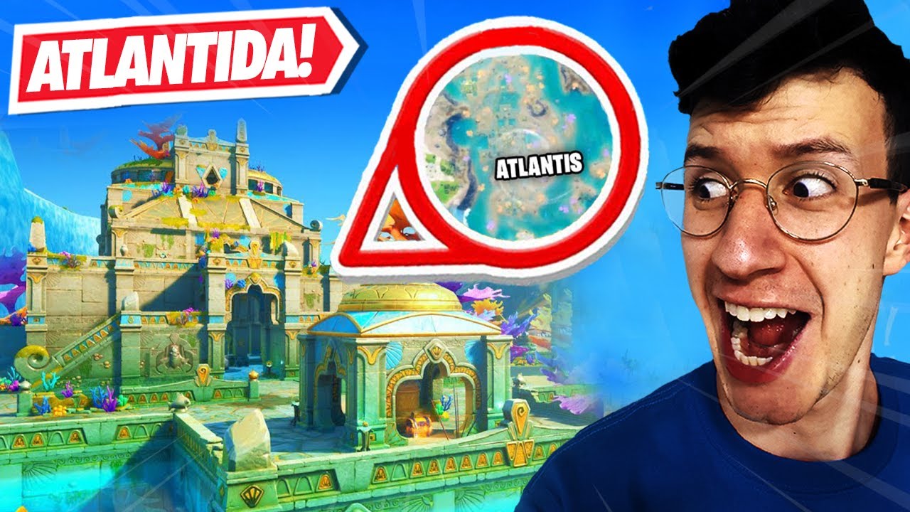 TUDO SOBRE A *NOVA CIDADE* ATLANTIS - FORTNITE - YouTube