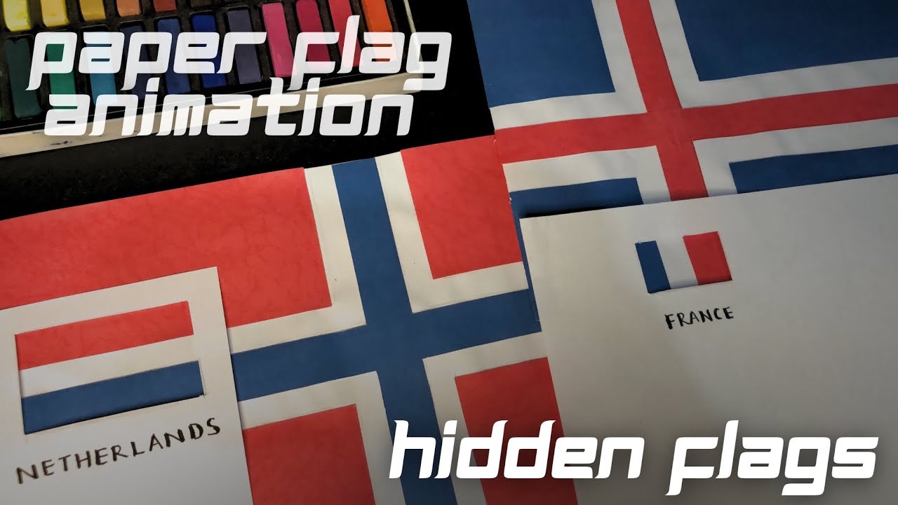 Hidden flags from Norway and Iceland Flag | Paper flag #flag # ...