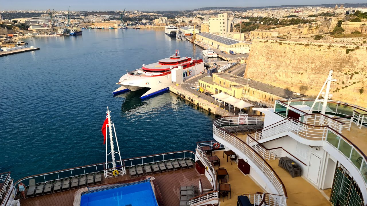 Valletta, Malta Cruise Port - YouTube