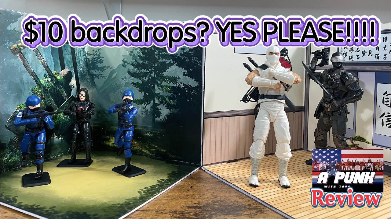 Action Figure Backdrops for $10 - YouTube