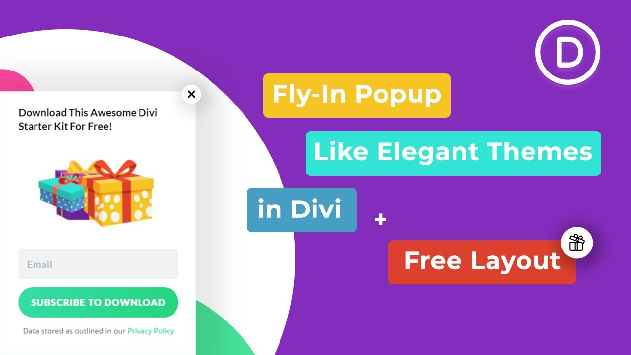 How to create a Fly-In Popup like Elegant Themes in Divi - YouTube