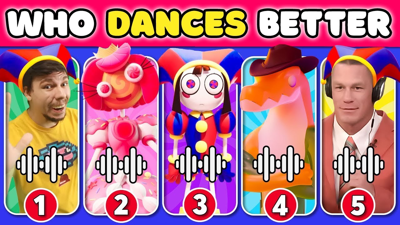 Who DANCES Better💃🎶 Who's dancing? The Amazing Digital Circus 🎪Ep 1&2 ...