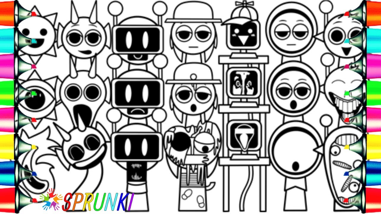 Incredibox Sprunki Coloring Pages / Phase 1 VS Phase 2 VS Phase 3 / NCS ... Incredibox Sprunki Coloring Pages / Phase 1 VS Phase 2 VS Phase 3 / NCS ...