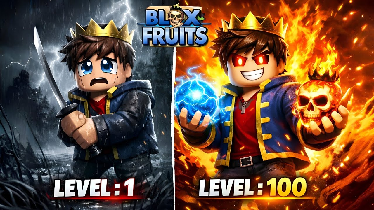 I REACHED LEVEL 100 IN BLOX FRUITS! 😱 (FULL JOURNEY) | BLOX FRUITS ...