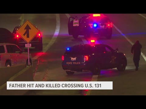 Man killed on US-131 in pedestrian crash after helping his children to ...