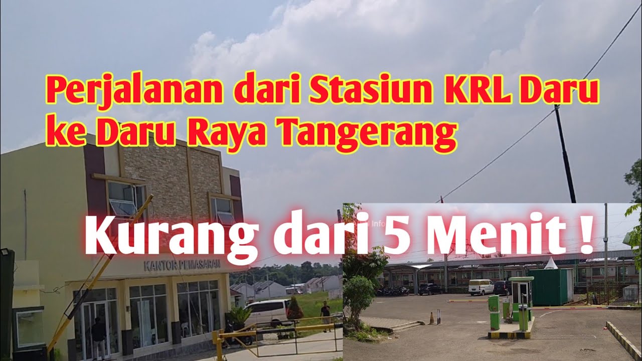 Perjalanan dari Stasiun KRL Daru ke Perumahan Daru Raya ! Cepat Tidak ...