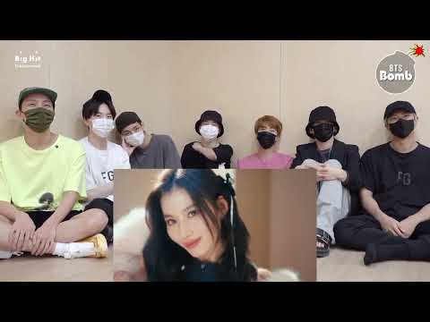 BTS reaction to '::-(TWICE SET ME FREE MV:::)