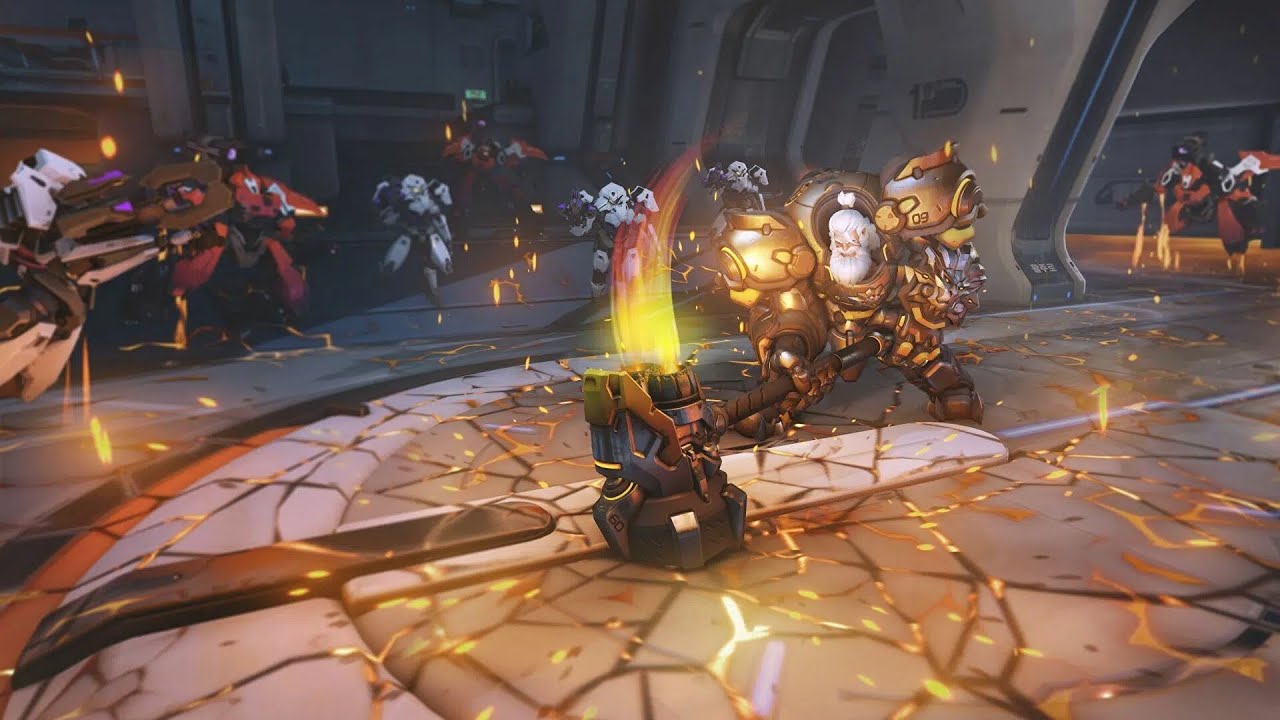 Reinhardt , shatter for point B | ranked - YouTube