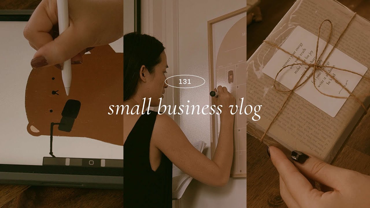 making gifs for patreon & packing orders | studio vlog 131 - YouTube