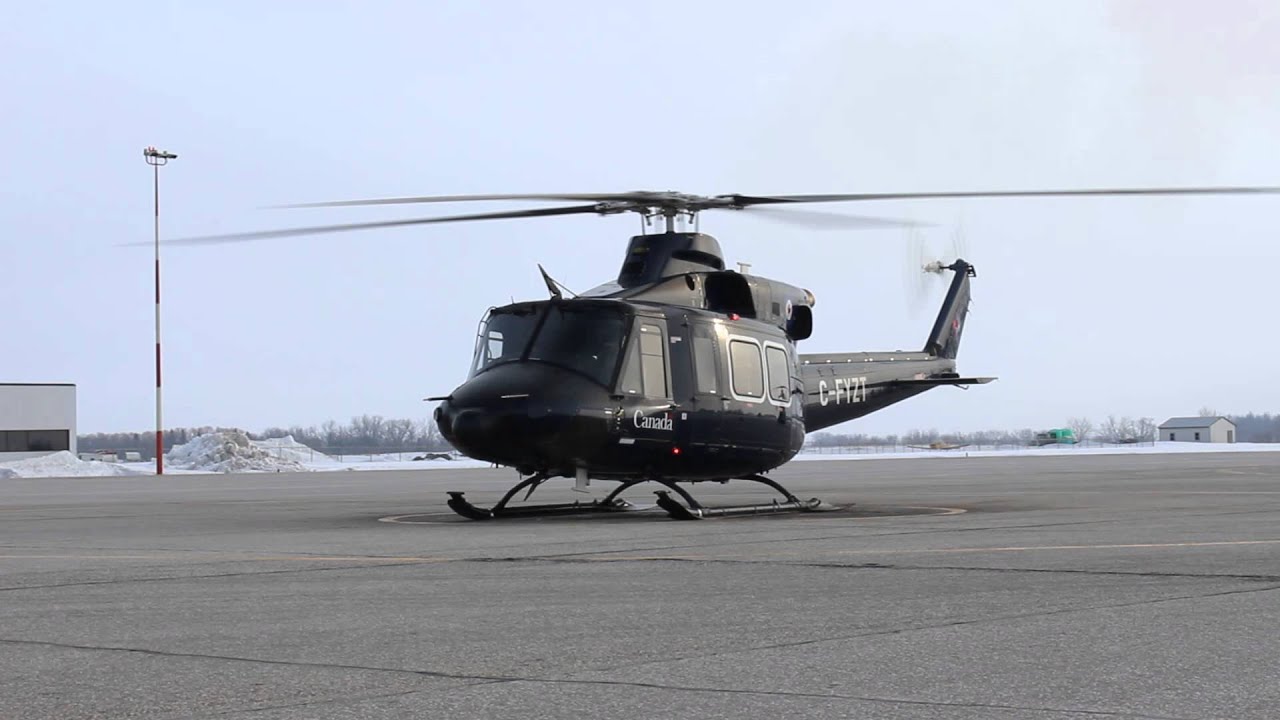 Bell 412 Outlaw Start-up - YouTube