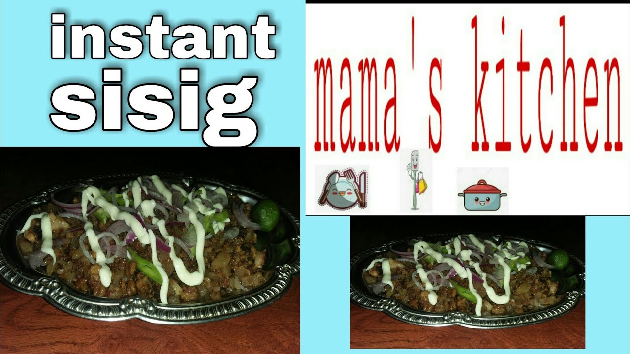 Instant Sisig | Sunnie's Channel - YouTube
