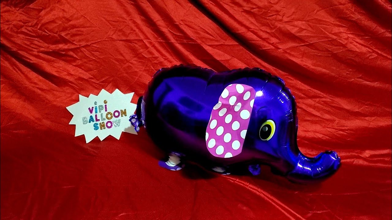 ELEPHANT MYLAR BALLOON INFLATION!!! - YouTube