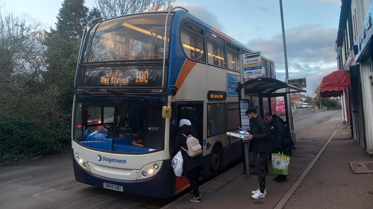Onboard Stagecoach Bus 15550 (GN59 EWZ) - YouTube