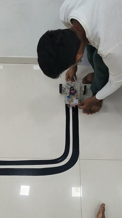White Line Follower Robot Made By Tirth Robotics Electronic Coding