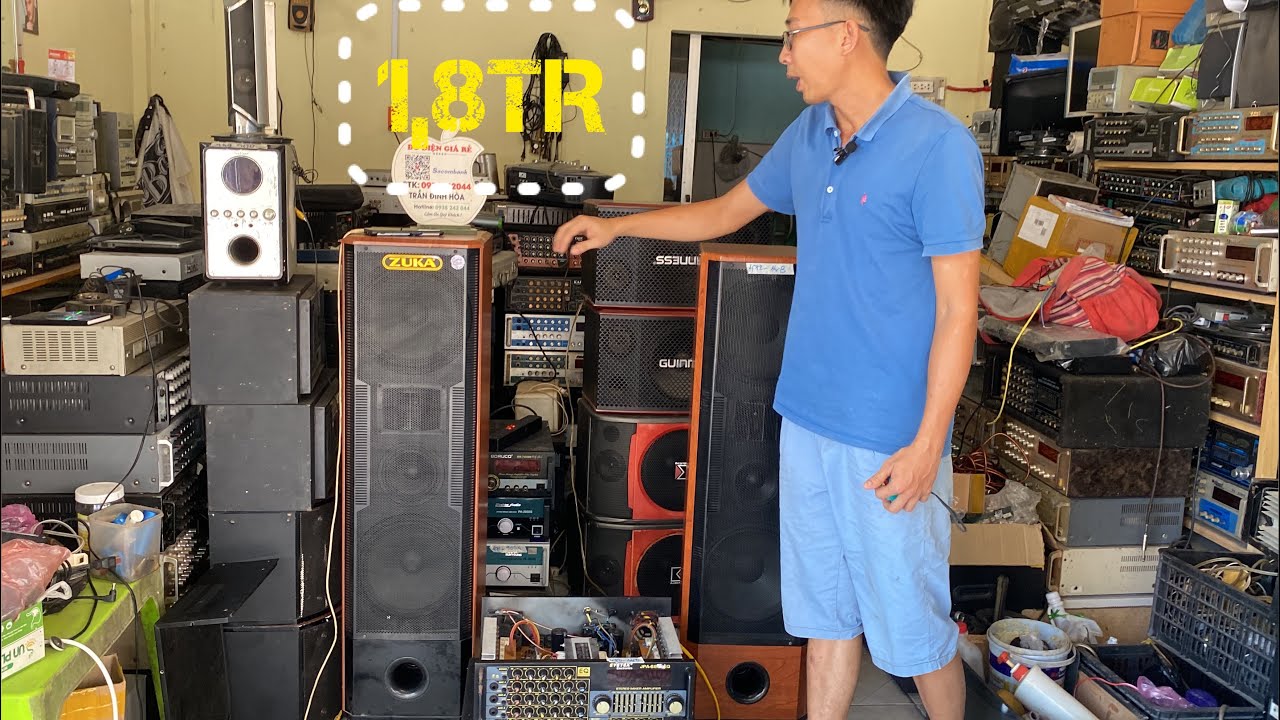 BỘ LOA KARAOKE GIA ĐÌNH ZUKA 3,9TR, MIC 200K #dodiengiare - YouTube