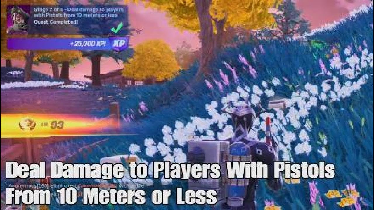Deal Damage to Players With Pistols From 10 Meters or Less - Fortnite ...