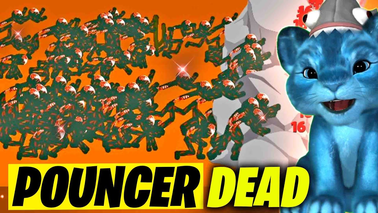 SECEPAT KILAT! 100 POUNCER DEAD EMANG TERLALU OP - Stick War Legacy ...