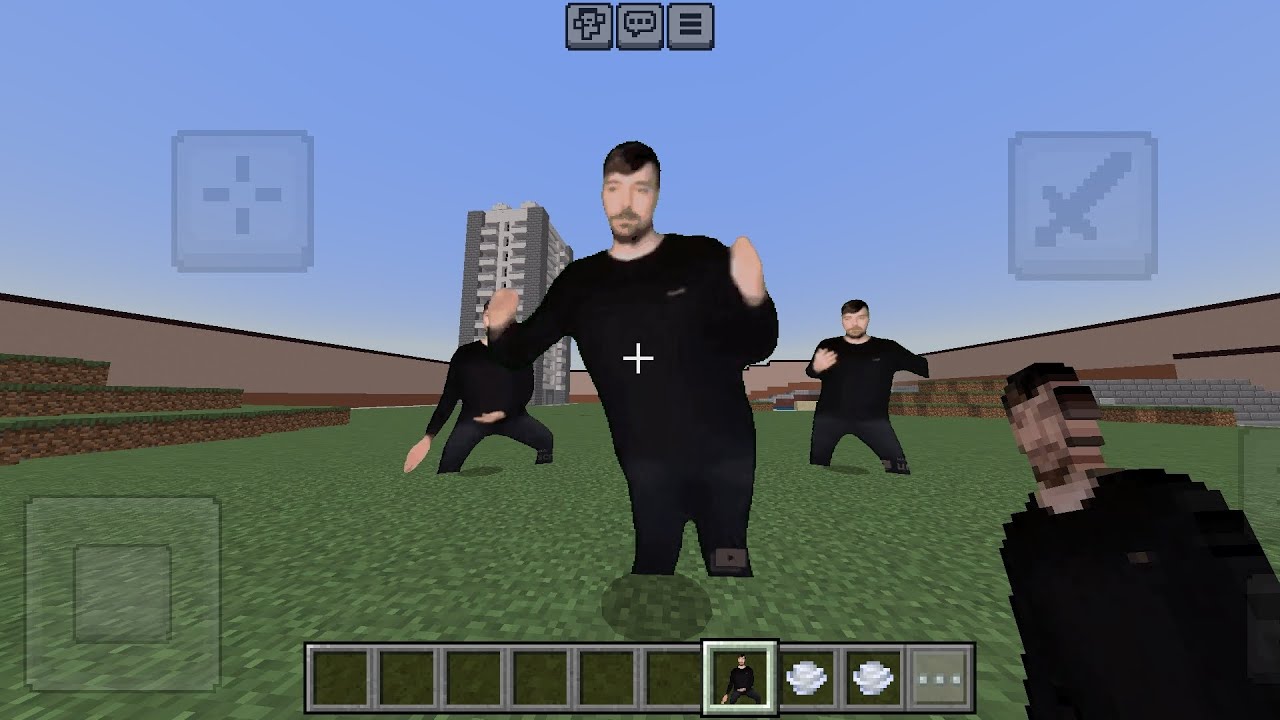Mr Beast Rizz Dance Custom Nextbots MOD in Minecraft PE - YouTube