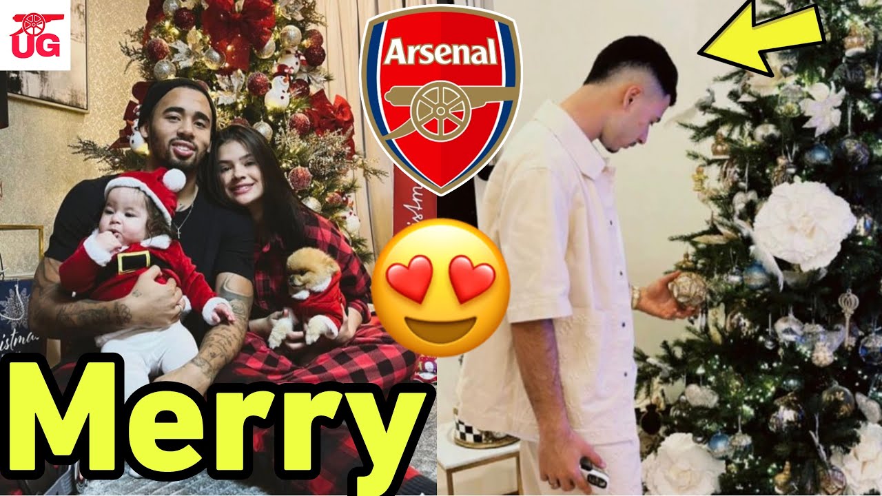 Christmas At Arsenal 🔥 Arsenal PLAYERS Celebrating Christmas / Arsenal ...