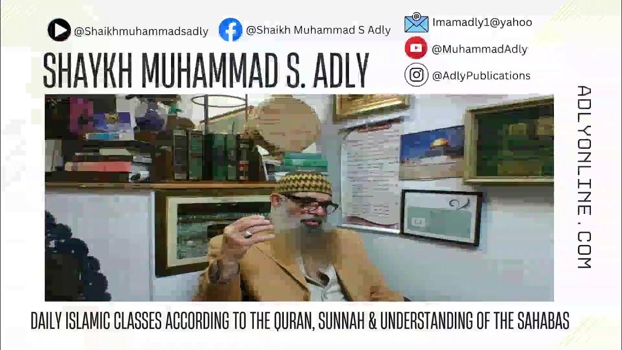 Shaykh Muhammad Adly Live - YouTube