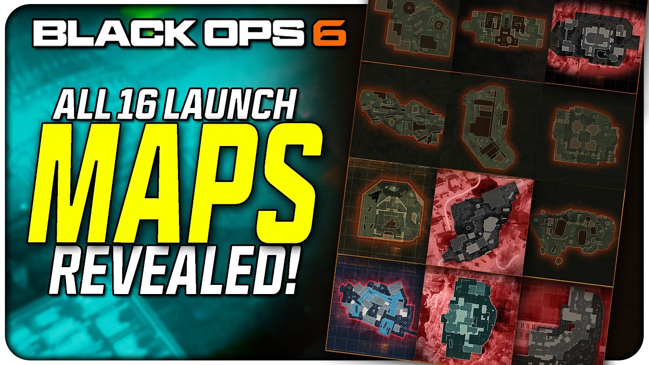 All 16 Black Ops 6 Launch Map Layouts Revealed! | (Better than the Beta ...